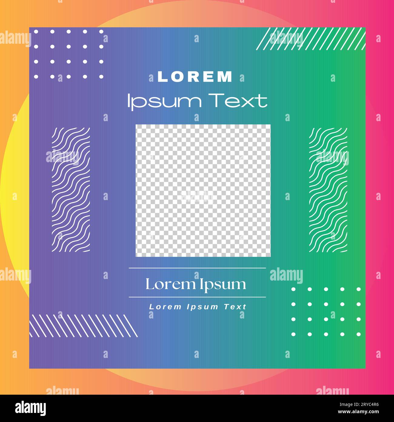 Editable square banners. Instagram post template design. Social Media ...