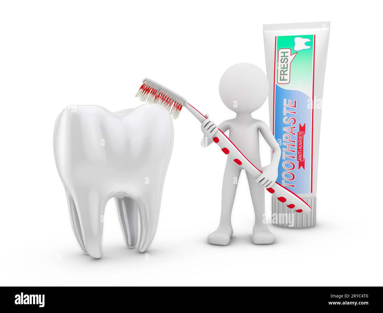 Cartoon toothbrush and man hi-res stock photography and images - Alamy