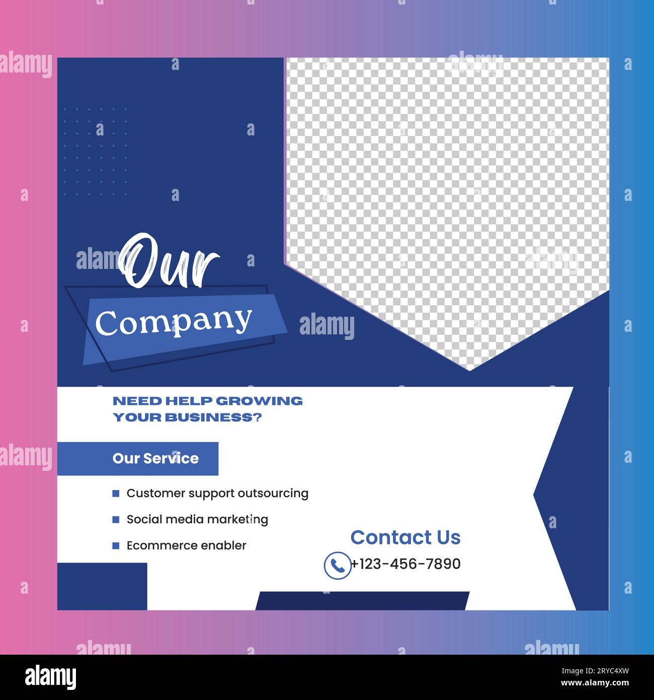 Editable square banners. Instagram post template design. Social Media ...