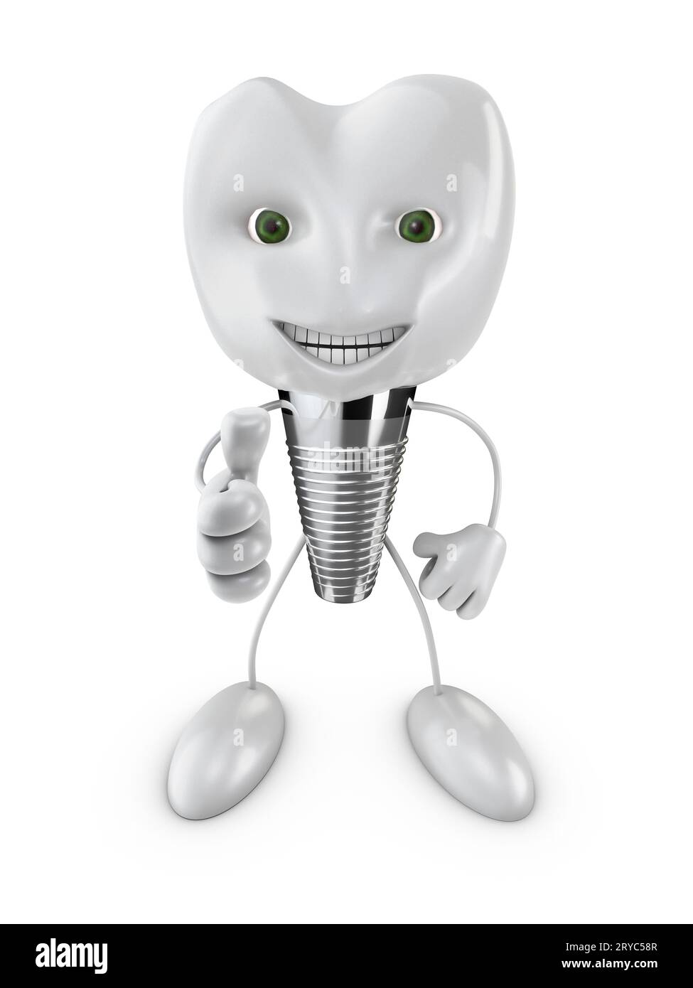 3d dental implants hi-res stock photography and images - Alamy