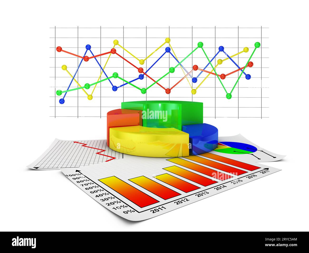 Charts and infographics Cut Out Stock Images & Pictures - Alamy