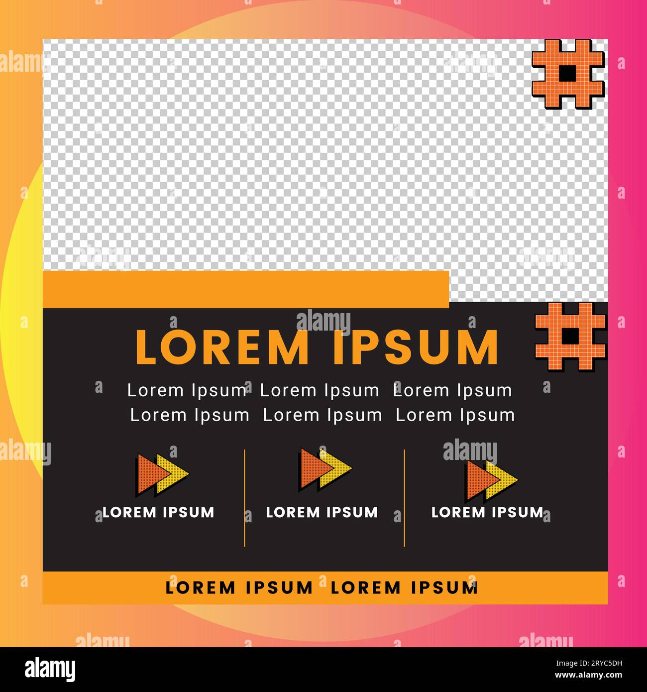 Editable square banners. Instagram post template design. Social Media Post Facebook Promotion ...