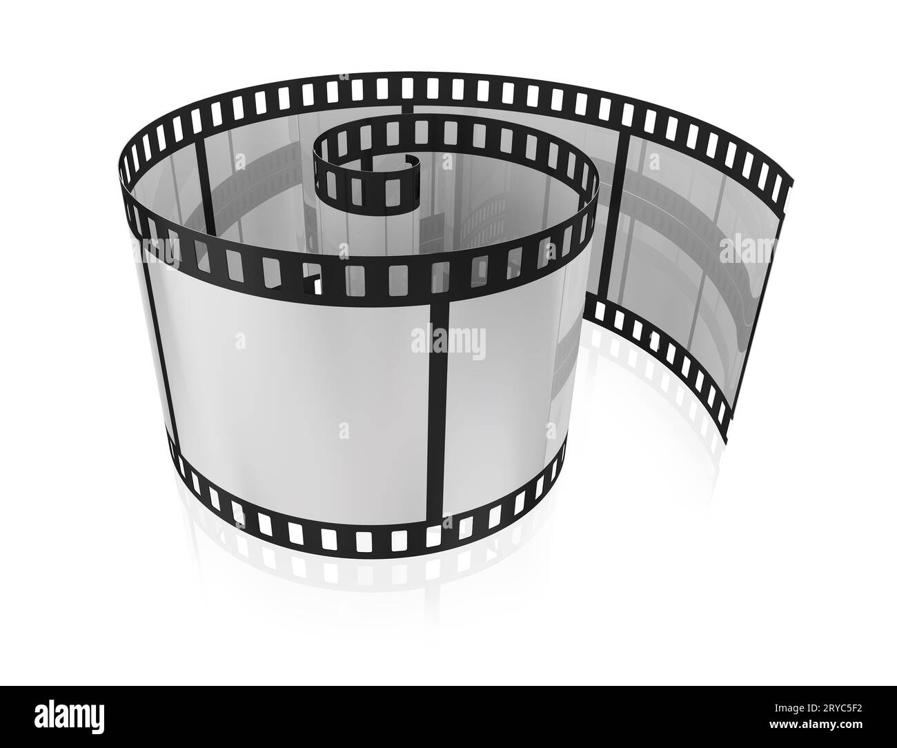 Photo film reel photo Cut Out Stock Images & Pictures - Alamy