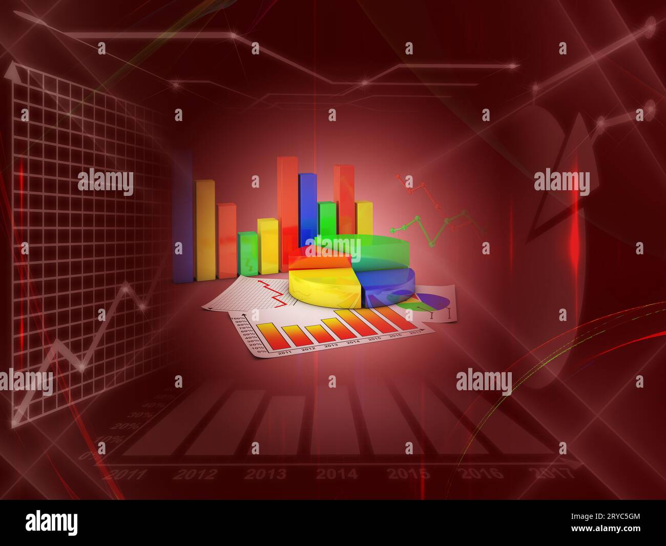 Business chart modern infographic hi-res stock photography and images ...