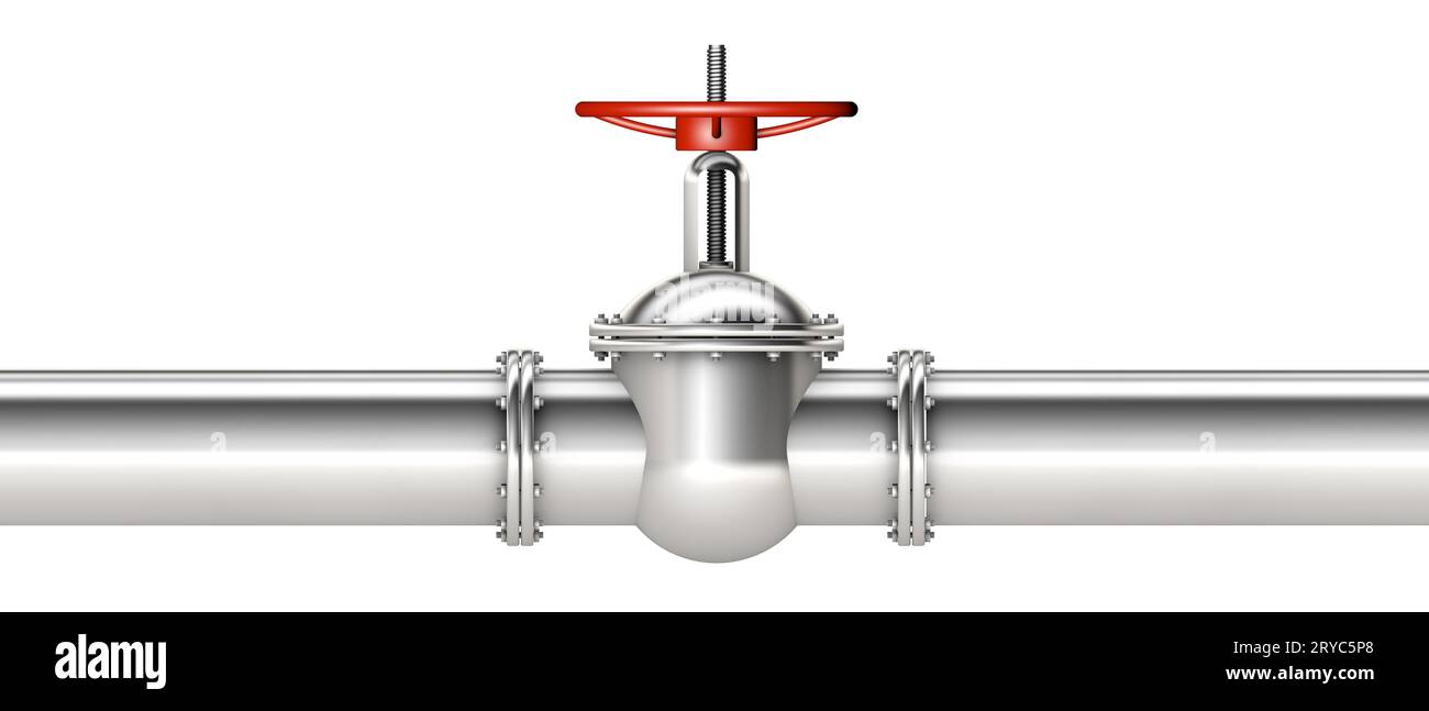 Pipe and valve Stock Photo - Alamy