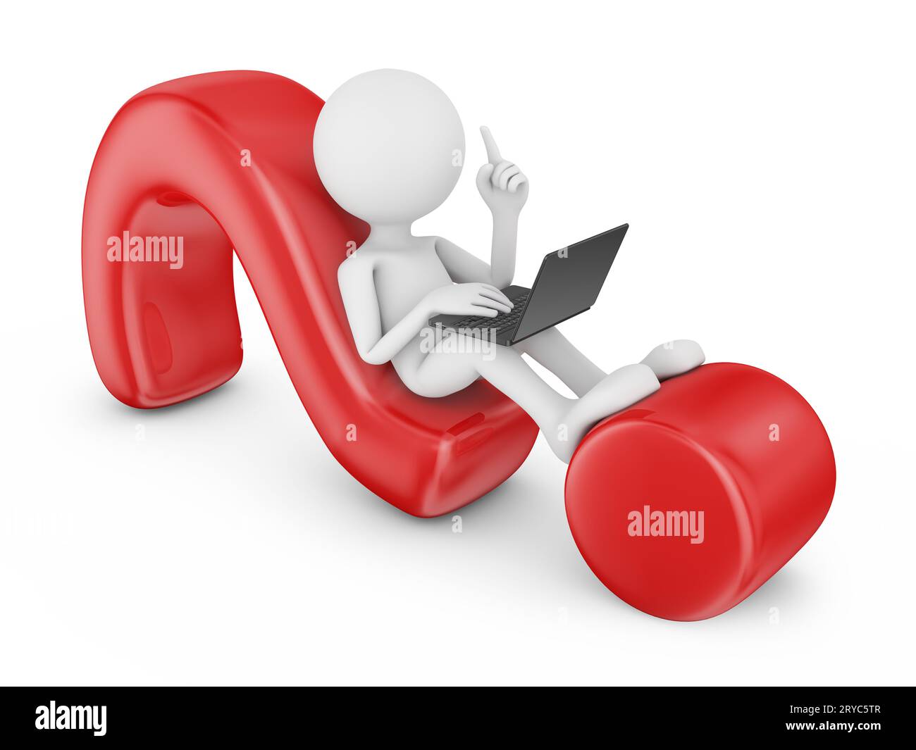 Question mark person Cut Out Stock Images & Pictures - Alamy