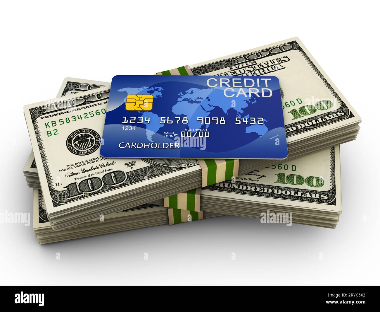 Paying bills credit card Cut Out Stock Images & Pictures - Alamy