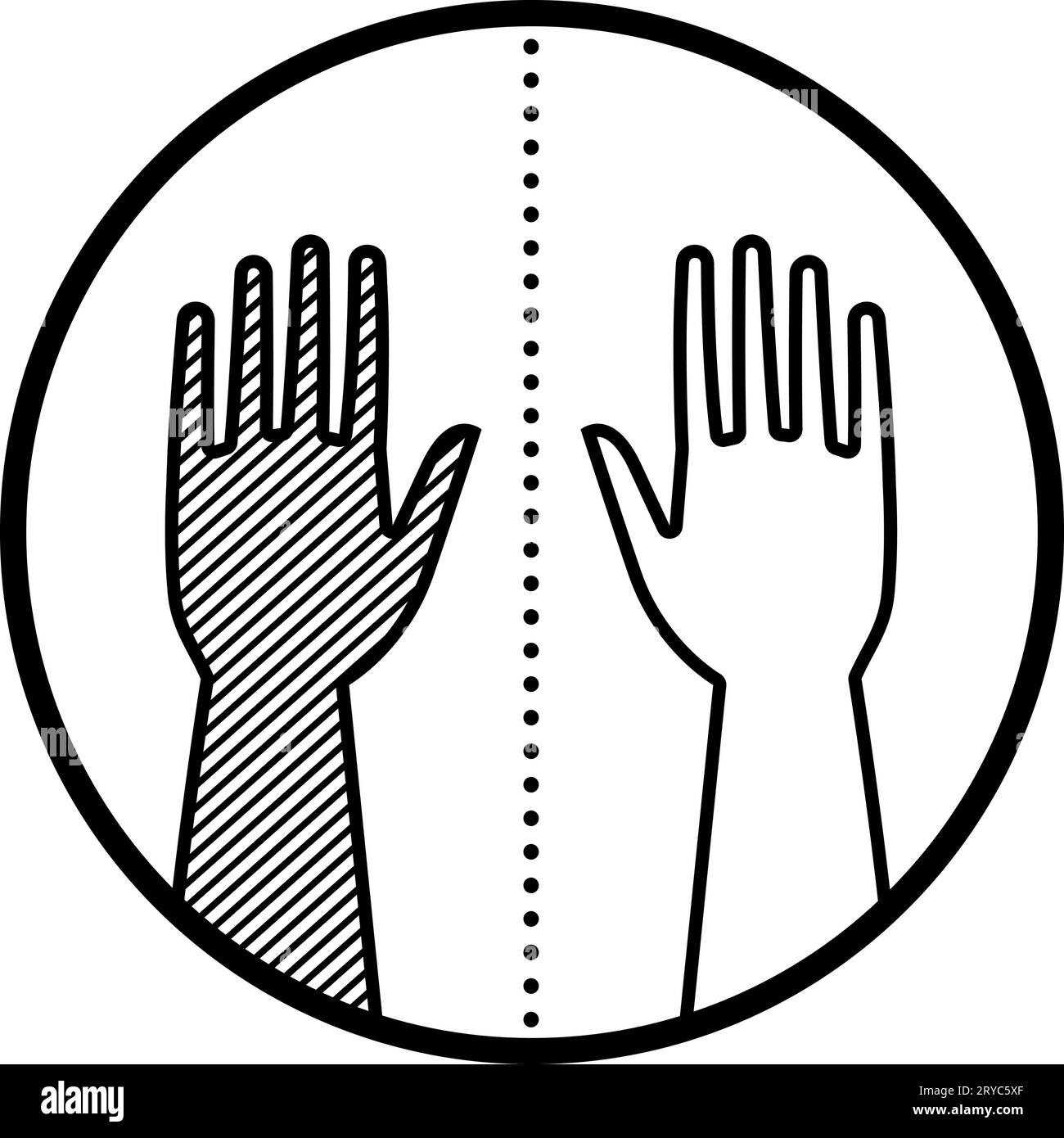 Skin pallor, pale complexion, isolated medical icon Stock Vector Image ...