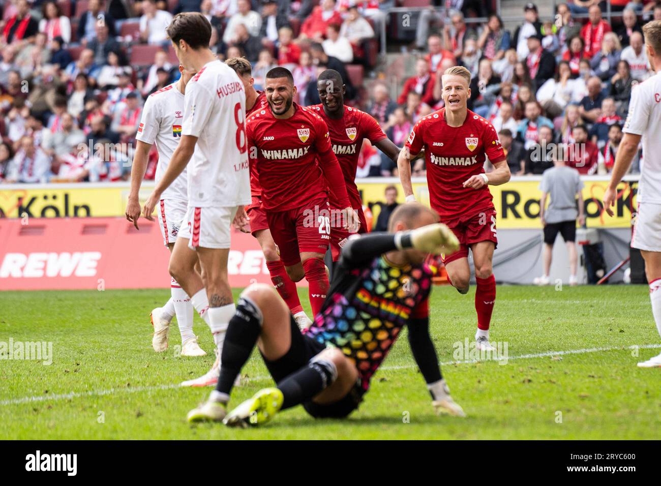 30.09.2023, RheinEnergieSTADION, Köln, GER, 1 FBL, 1. FC Köln/Koeln vs VfB Stuttgart Im Bild ...