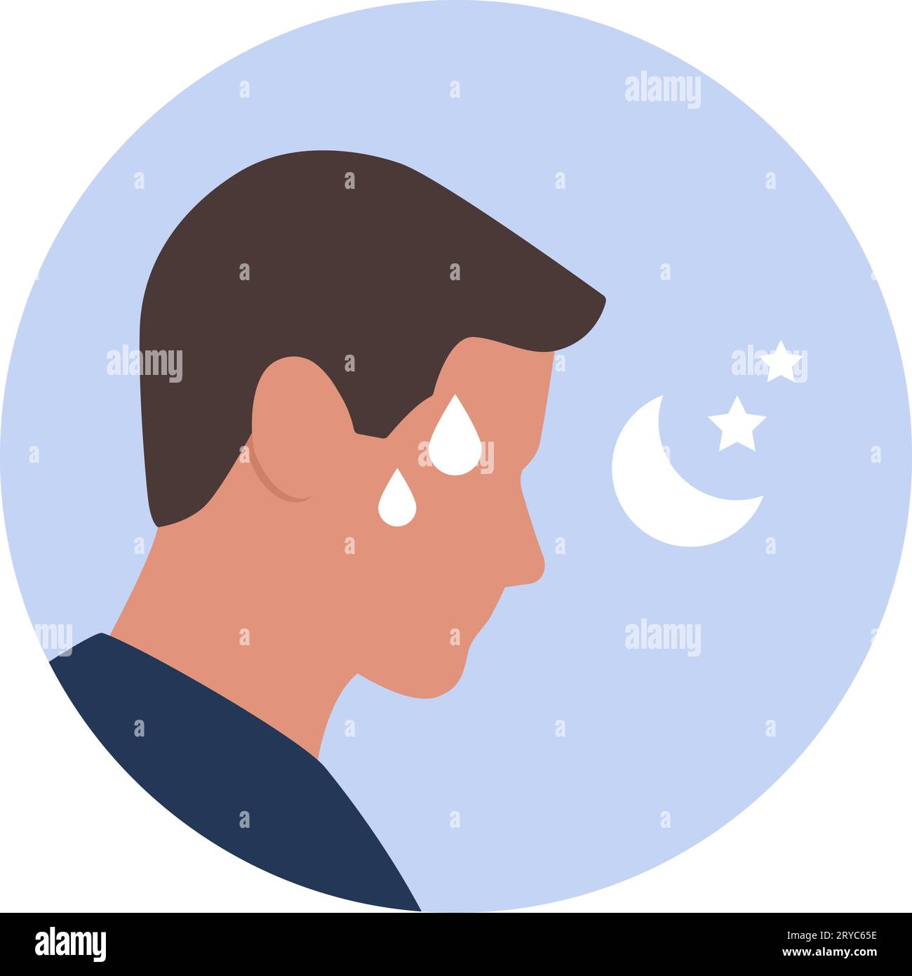 Night sweats man hi-res stock photography and images - Alamy