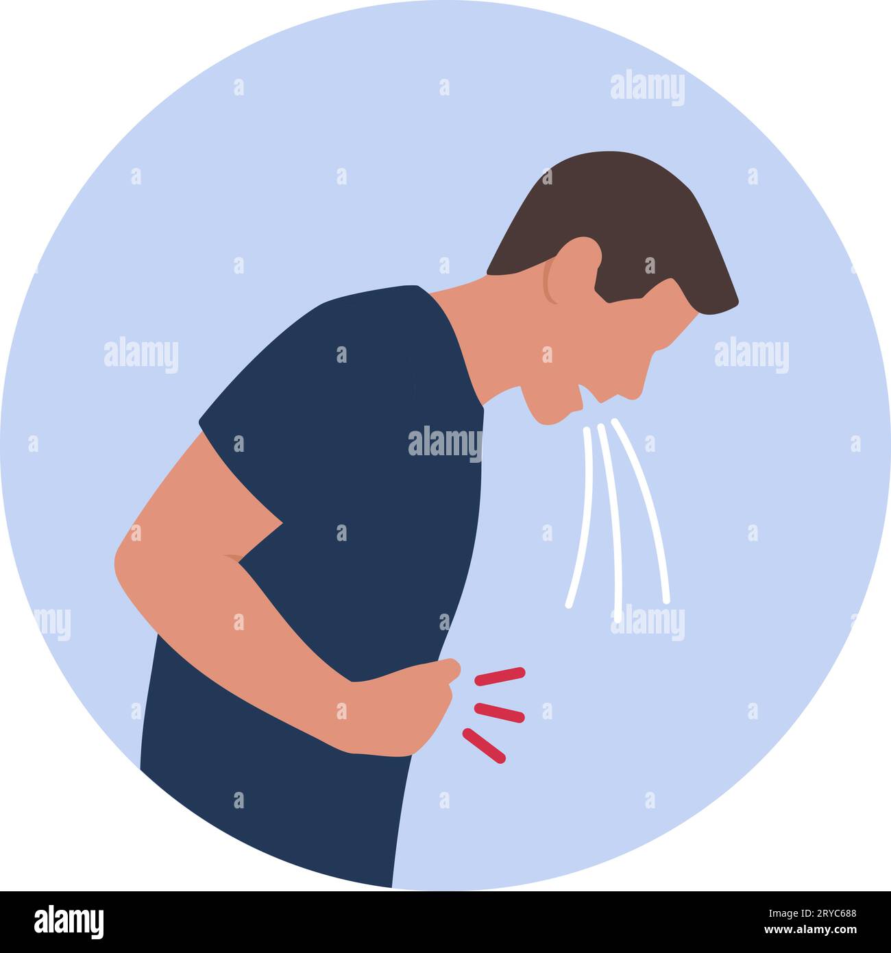 Man vomiting hi-res stock photography and images - Alamy