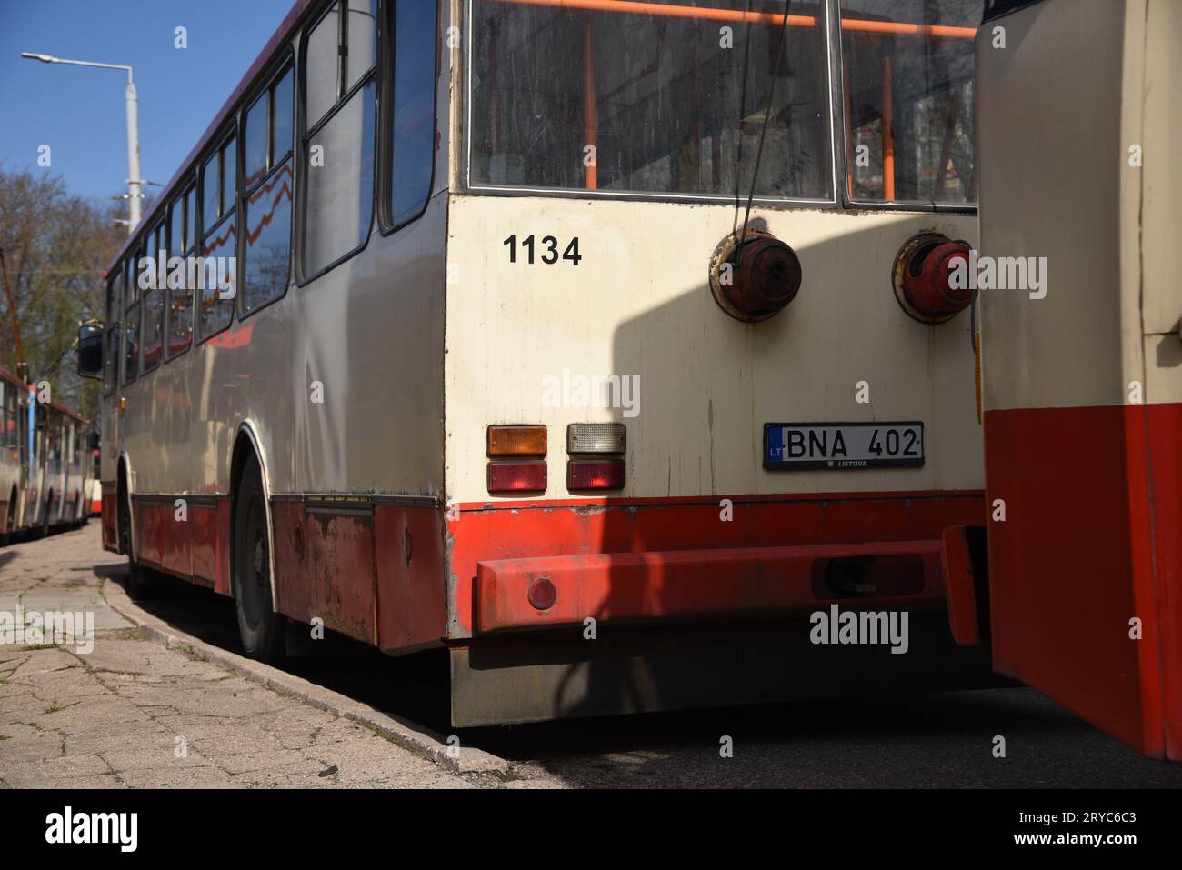 Skoda 14Tr trolleybus Stock Photo - Alamy