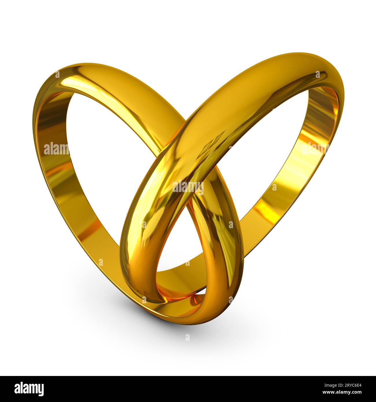 Couple gold wedding rings Cut Out Stock Images & Pictures - Alamy