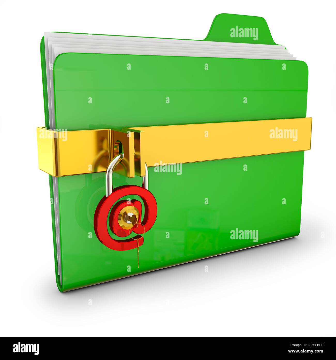 3d folder paper hi-res stock photography and images - Alamy