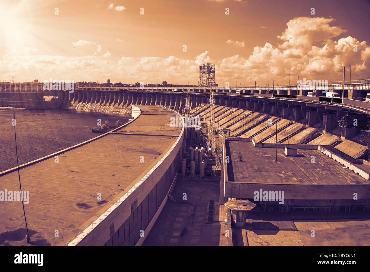 Dnieper hydroelectric station hi-res stock photography and images - Alamy