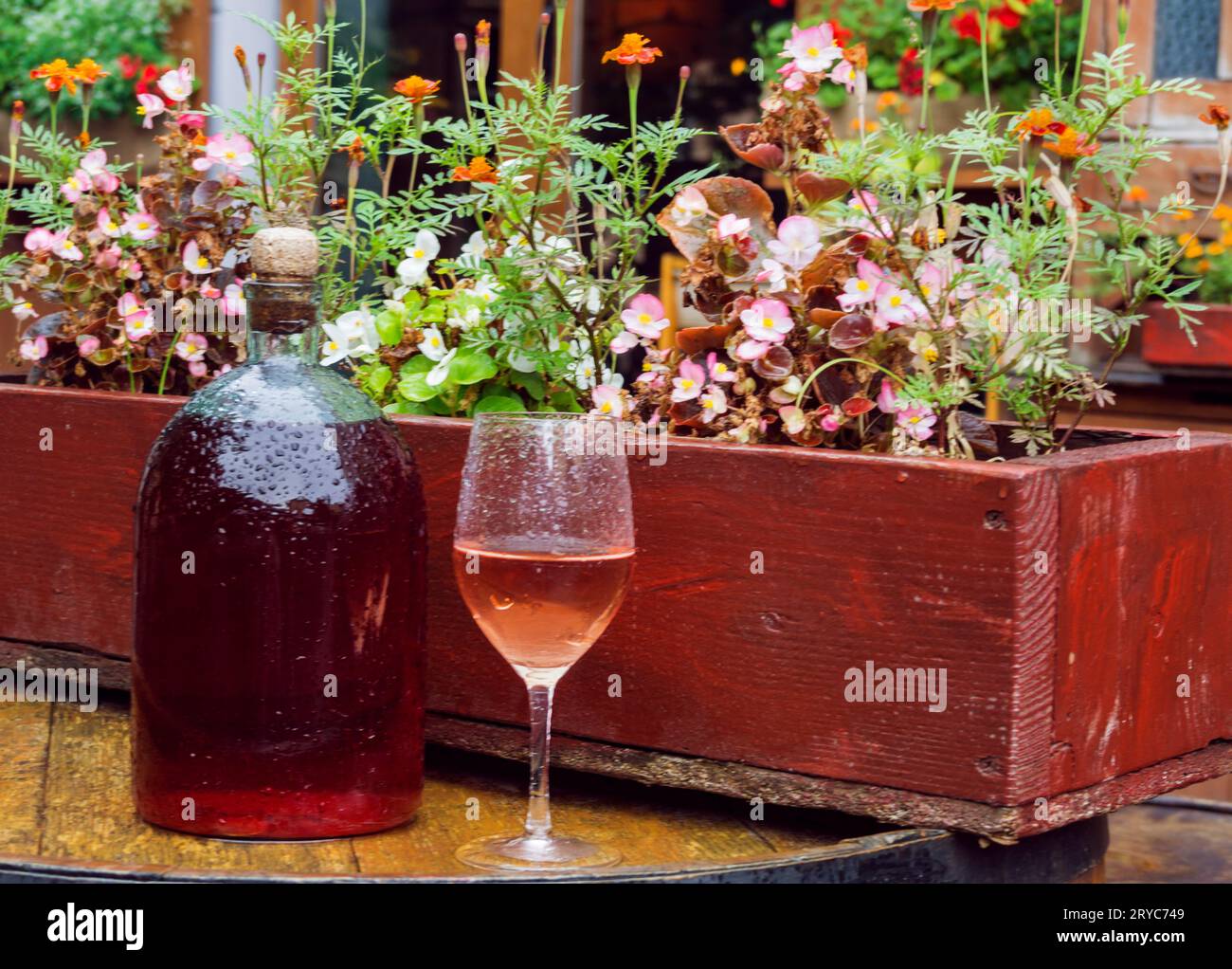 Large bottle of wine Stock Photo - Alamy