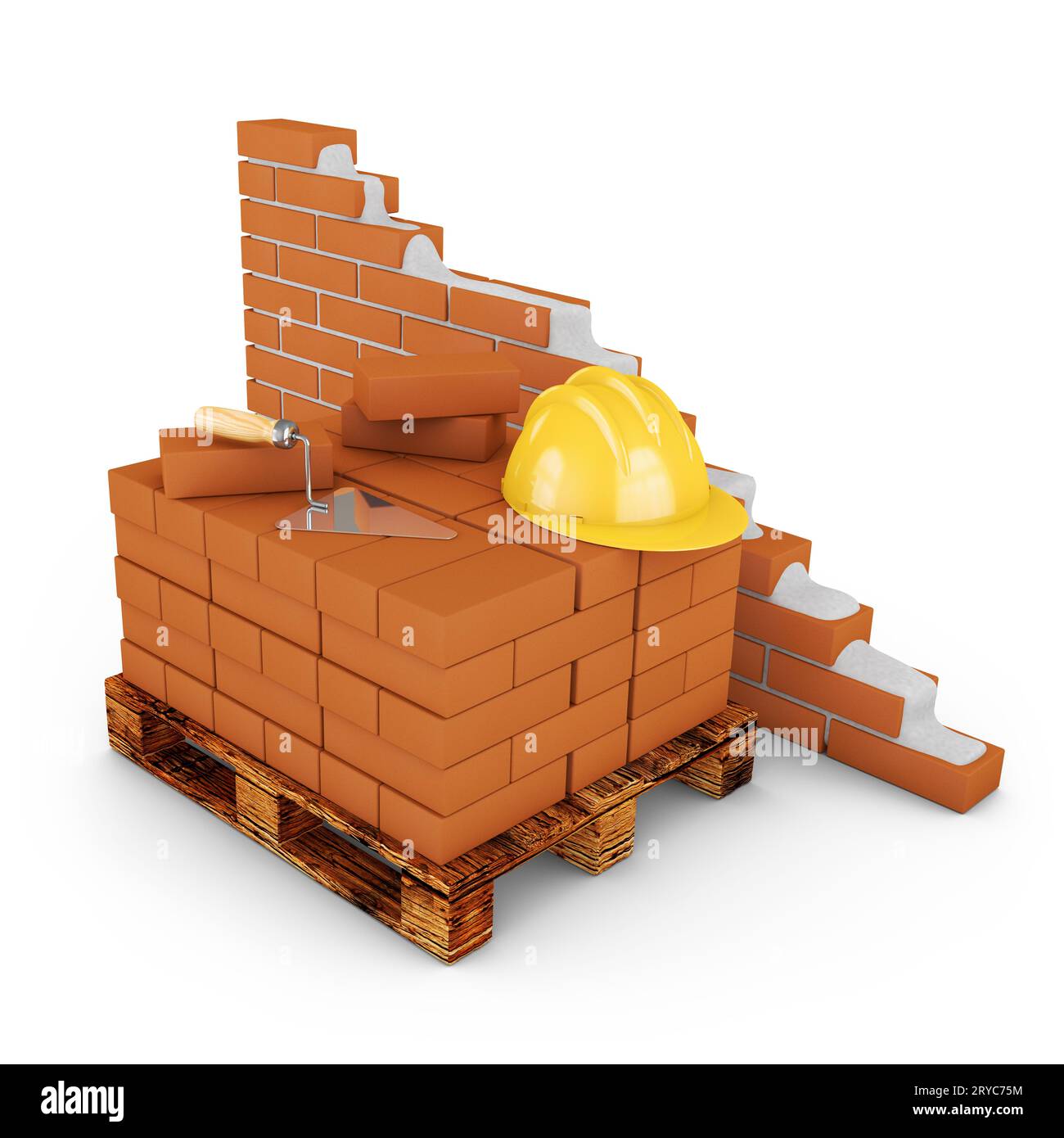 Small brick building Cut Out Stock Images & Pictures - Alamy