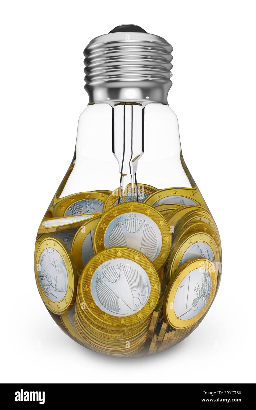 Energy bulb coins hi-res stock photography and images - Alamy