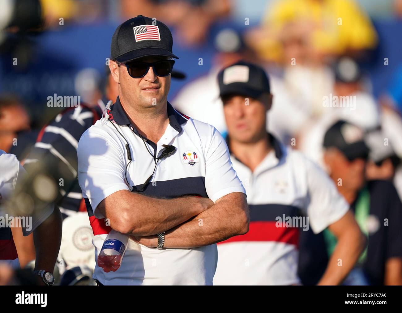 USA Captain Zach Johnson during the fourballs on day two of the 44th ...