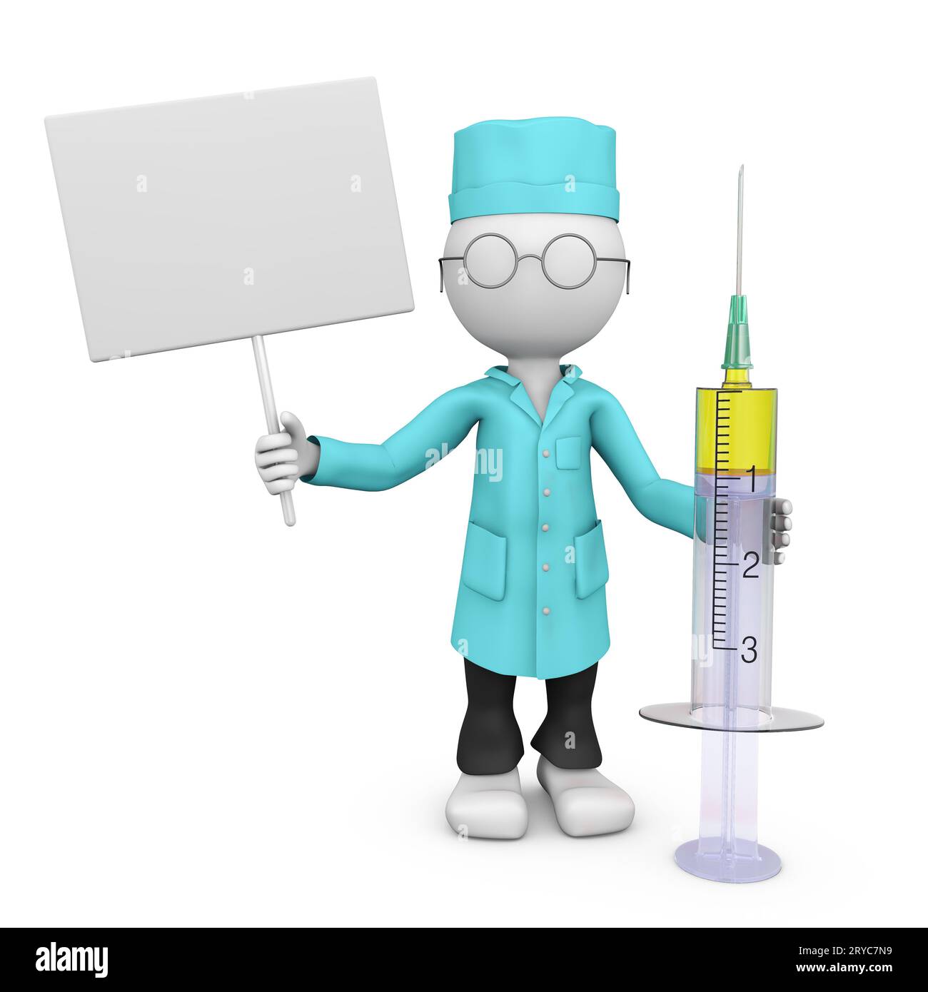 Medicine people character doctor Cut Out Stock Images & Pictures - Alamy