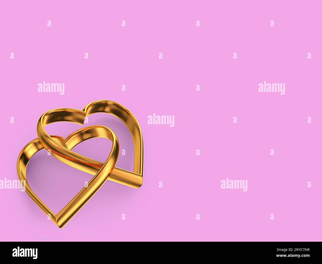 Gold hearts hi-res stock photography and images - Alamy