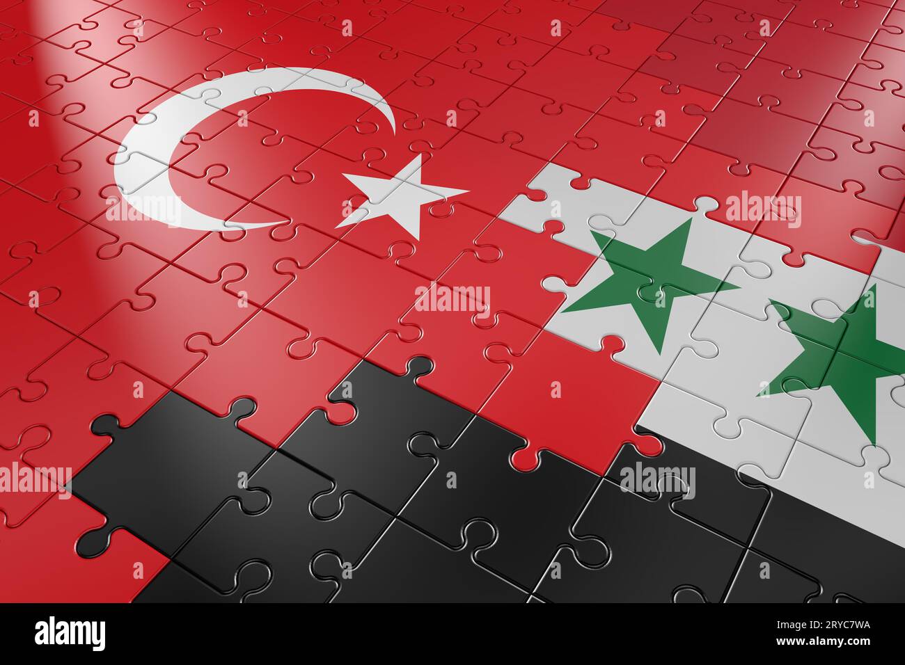 Syria turkey flag hi-res stock photography and images - Alamy