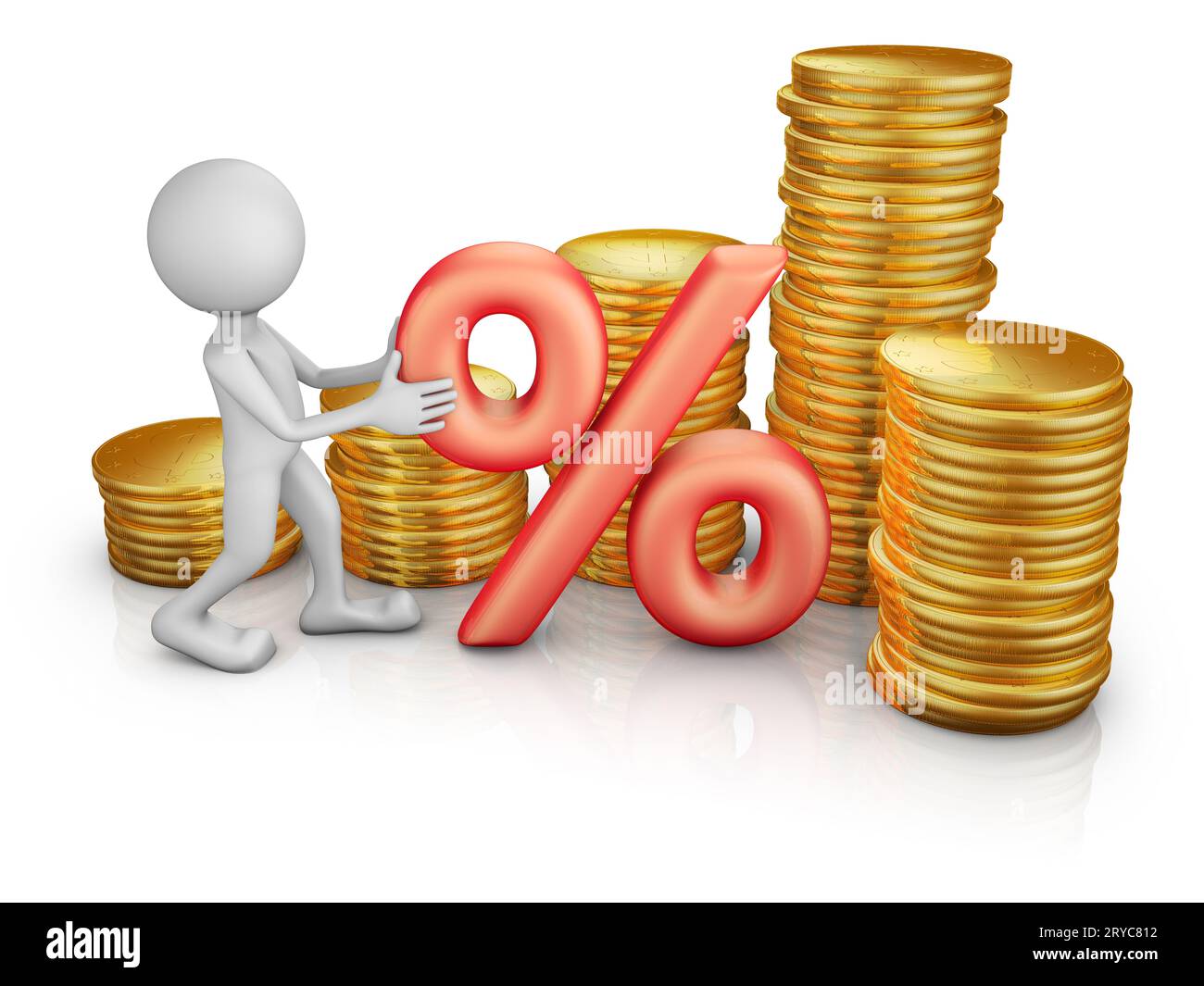 Man and coins hi-res stock photography and images - Alamy
