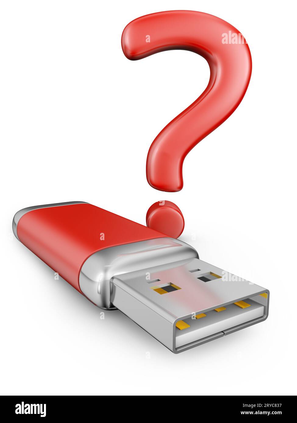 Red usb hi-res stock photography and images - Alamy