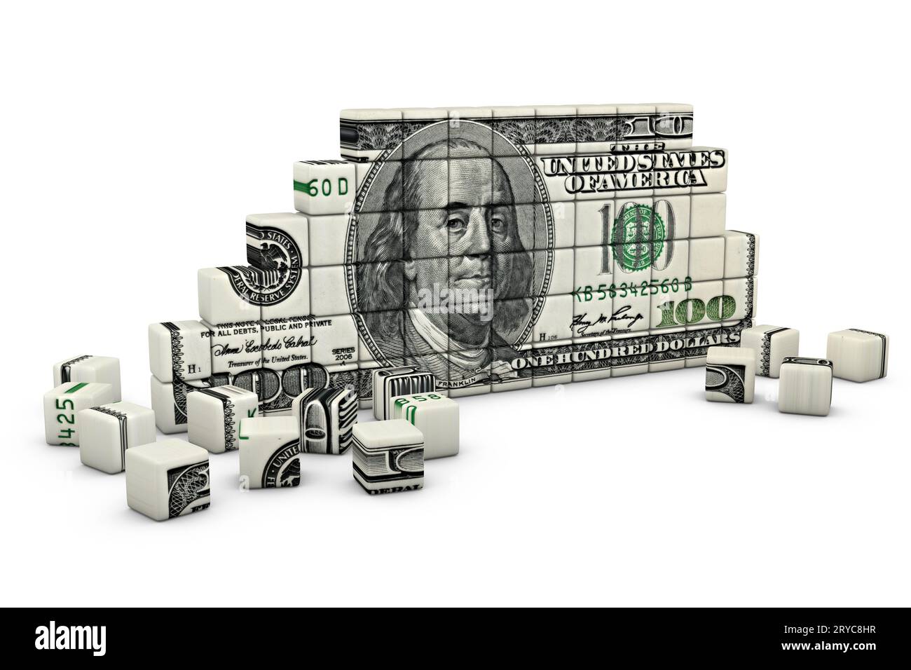 The figure of a dollar Stock Photo - Alamy