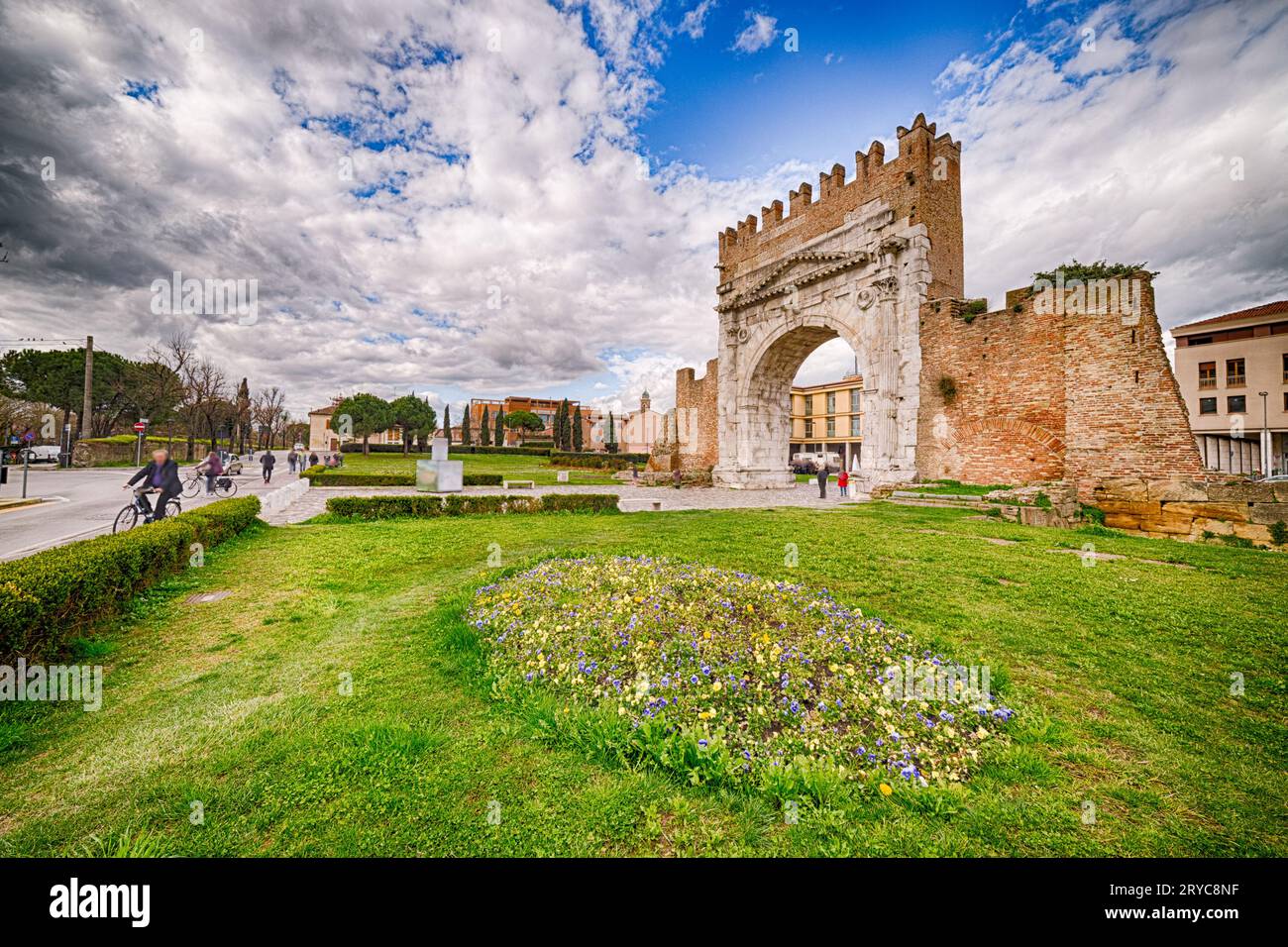Arch of Augustus Stock Photo - Alamy