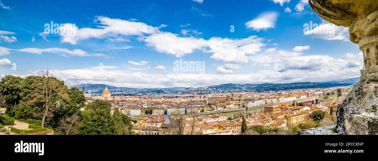 Italian renaissance panorama hi-res stock photography and images - Alamy