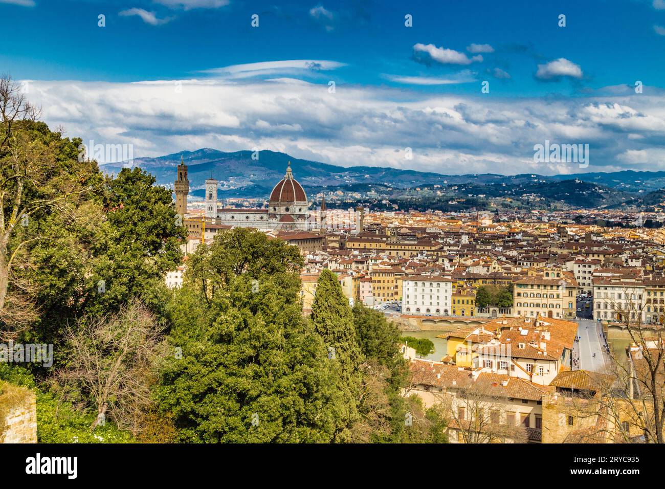 Buildings and churches of Florence Stock Photo - Alamy