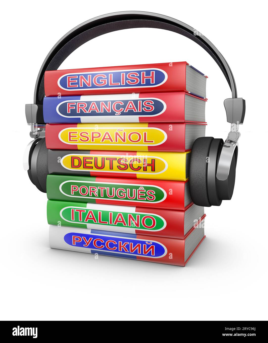 Learn language books Cut Out Stock Images & Pictures - Alamy