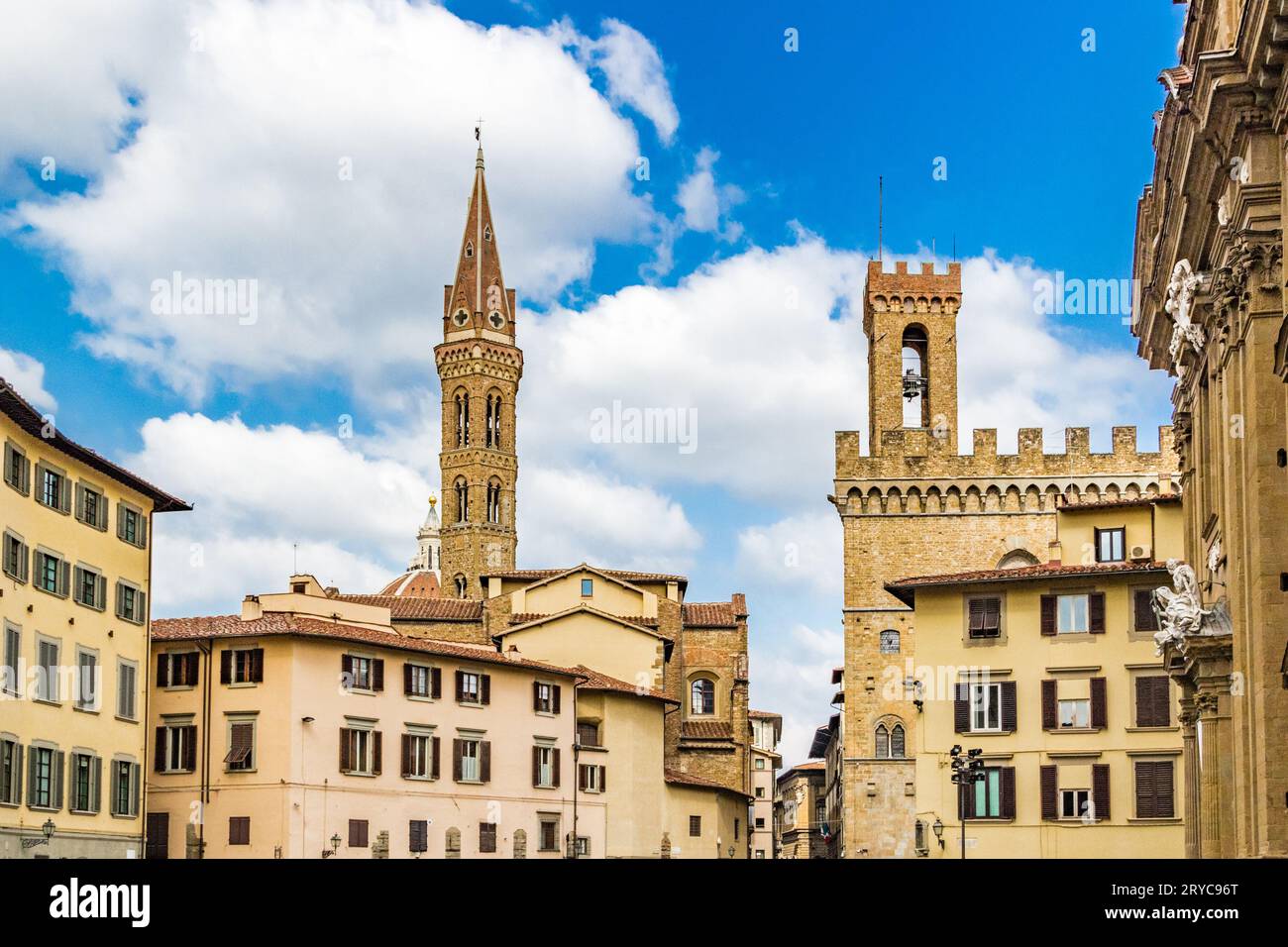 Historical palaces in Florence Stock Photo - Alamy