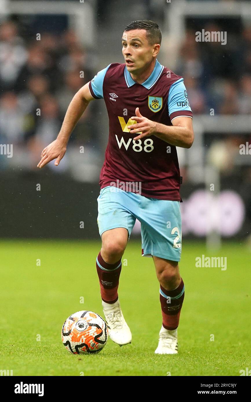 Burnley's Josh Cullen during the Premier League match at St. James ...