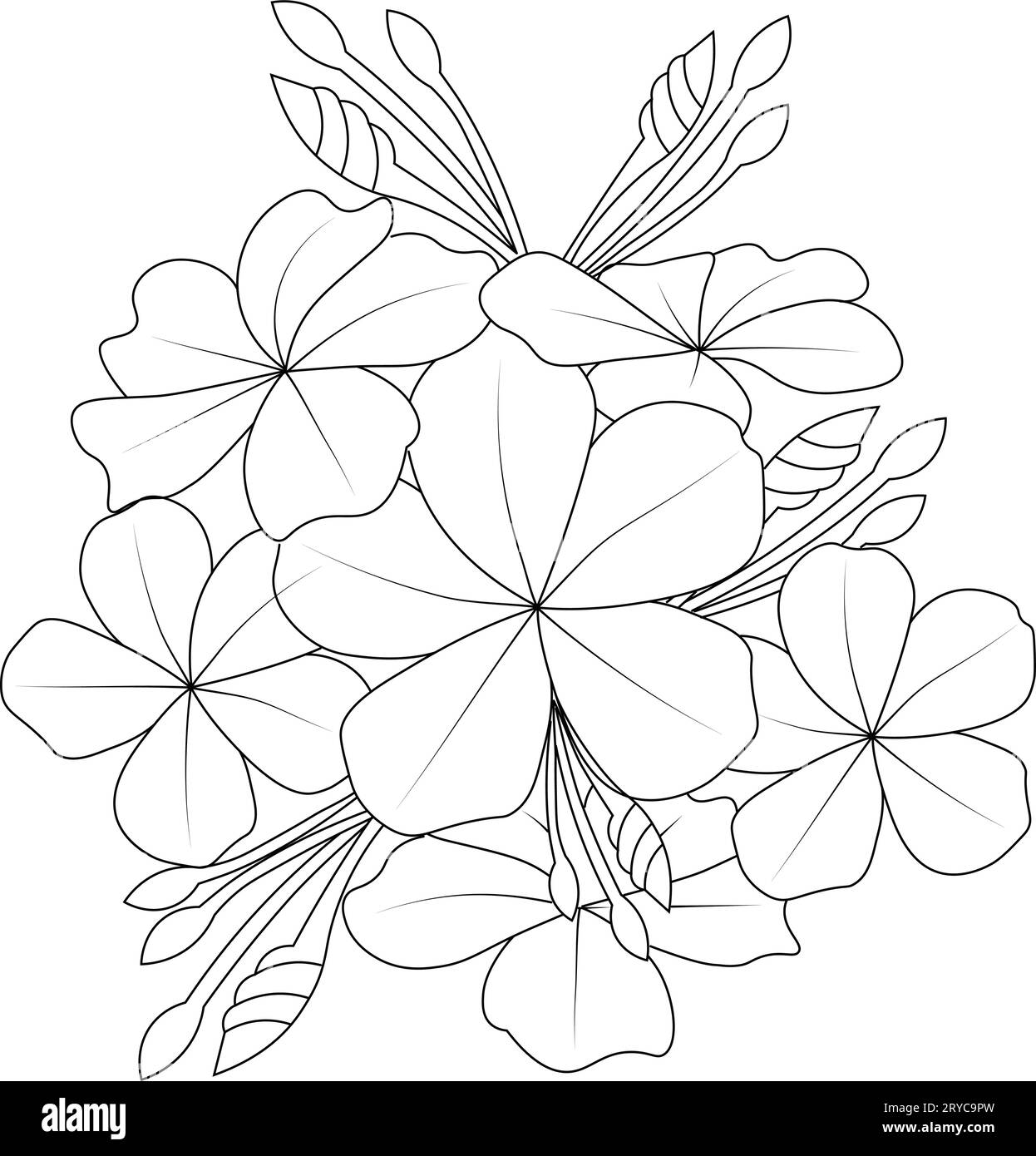 Summer coloring pages easy Stock Vector Images - Alamy