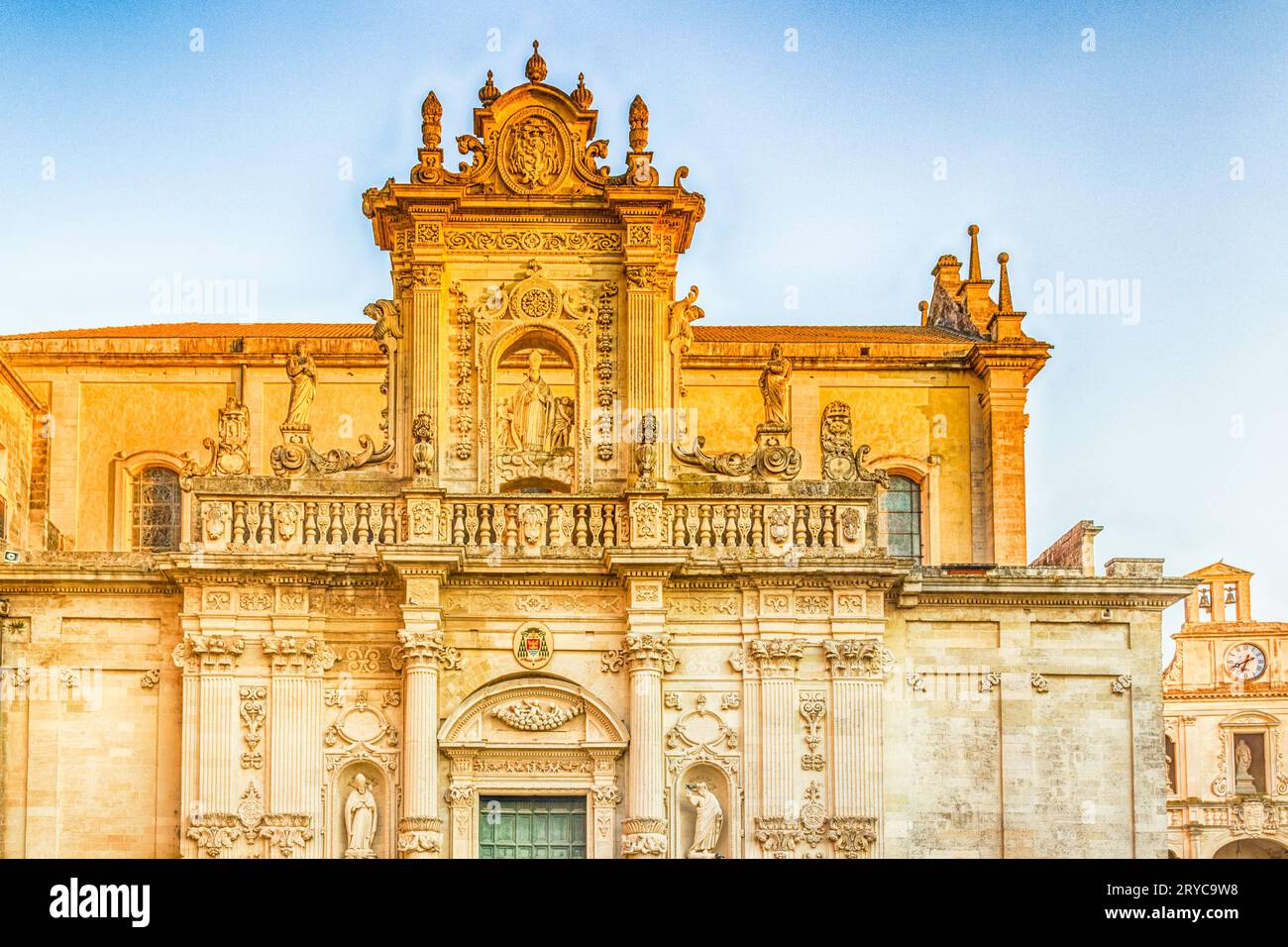 Baroque palaces of Lecce Stock Photo - Alamy