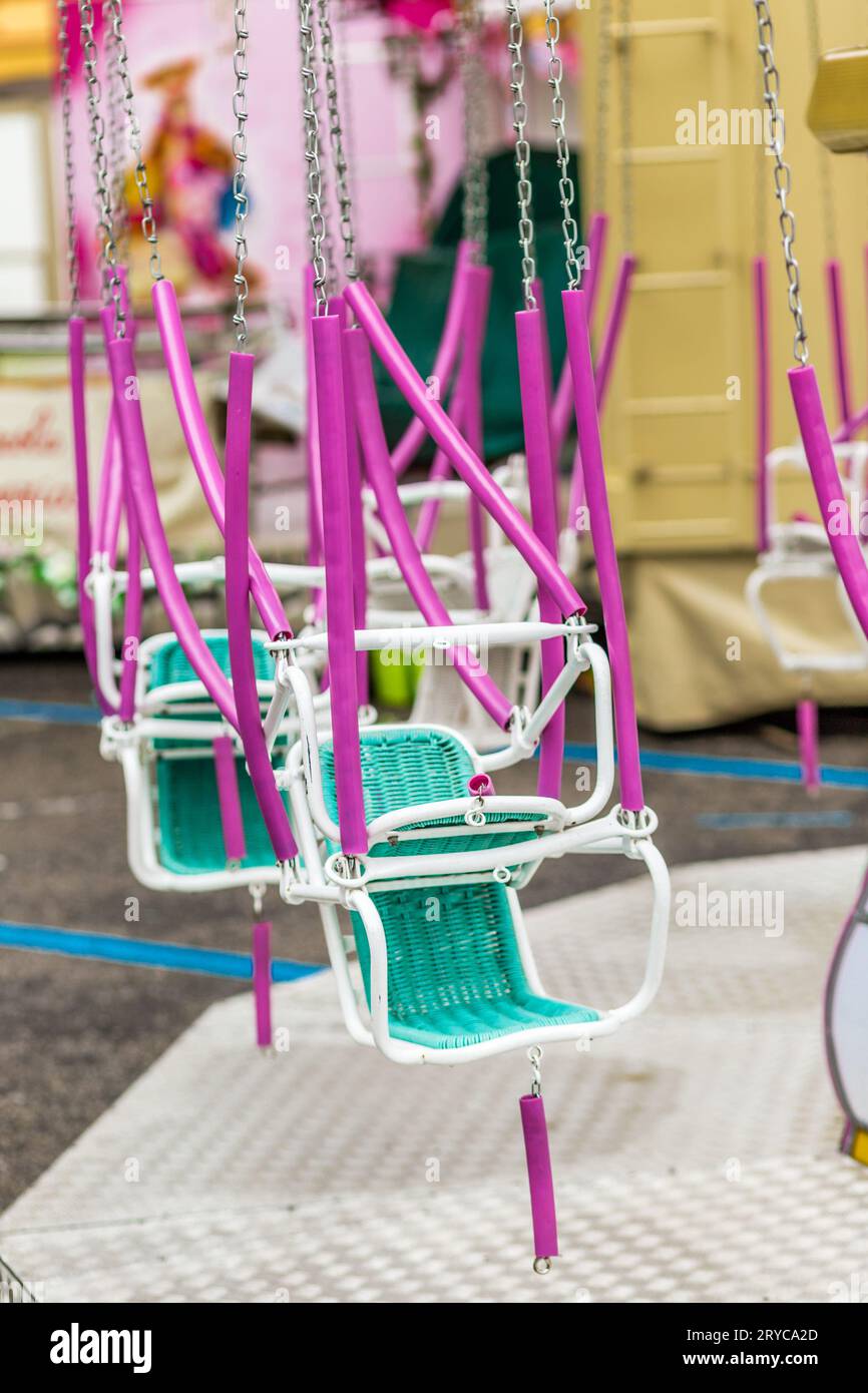 Seats with chains hi-res stock photography and images - Alamy