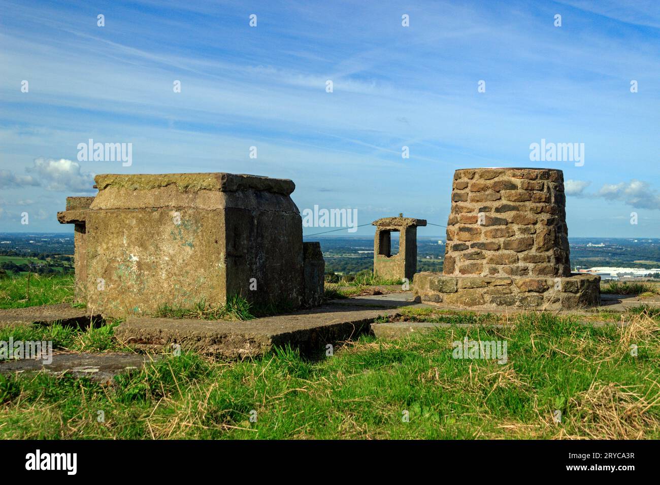 Mellor Moor Royal Observer Corps Monitoring Post Stock Photo - Alamy