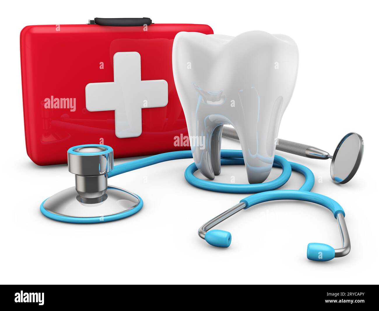 Stethoscope and tooth Stock Photo - Alamy