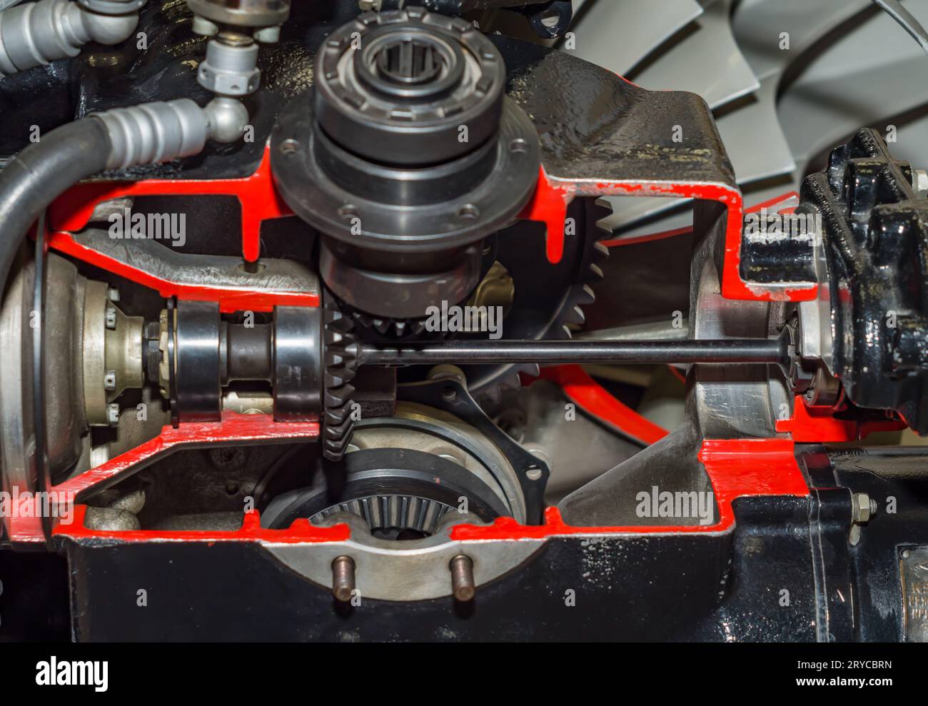Cutaway of jet engine hi-res stock photography and images - Alamy