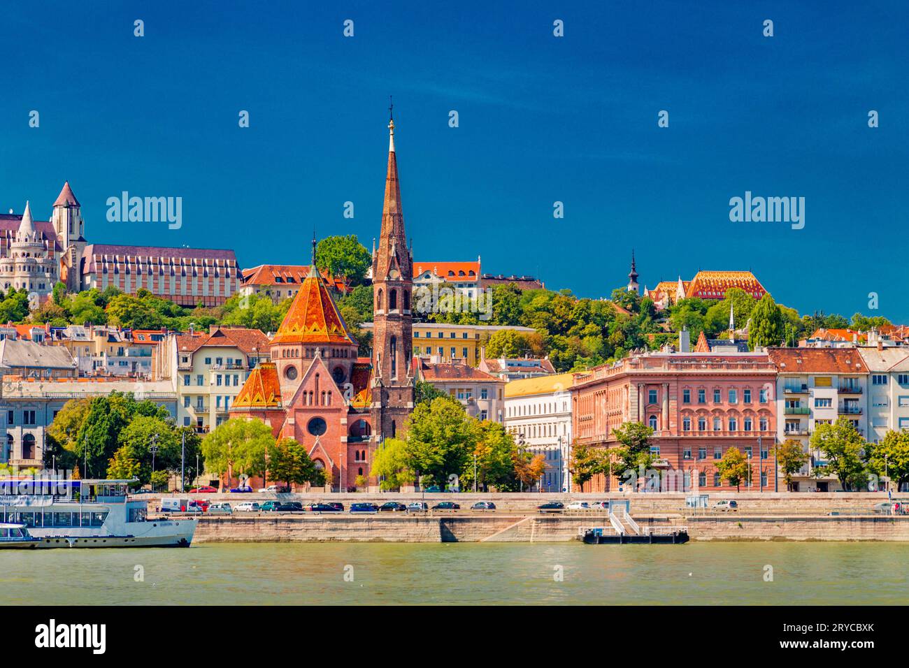 Buildings of Budapest on Danube Stock Photo - Alamy