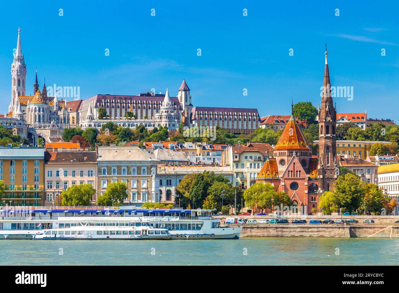 Buildings of Budapest on Danube Stock Photo - Alamy