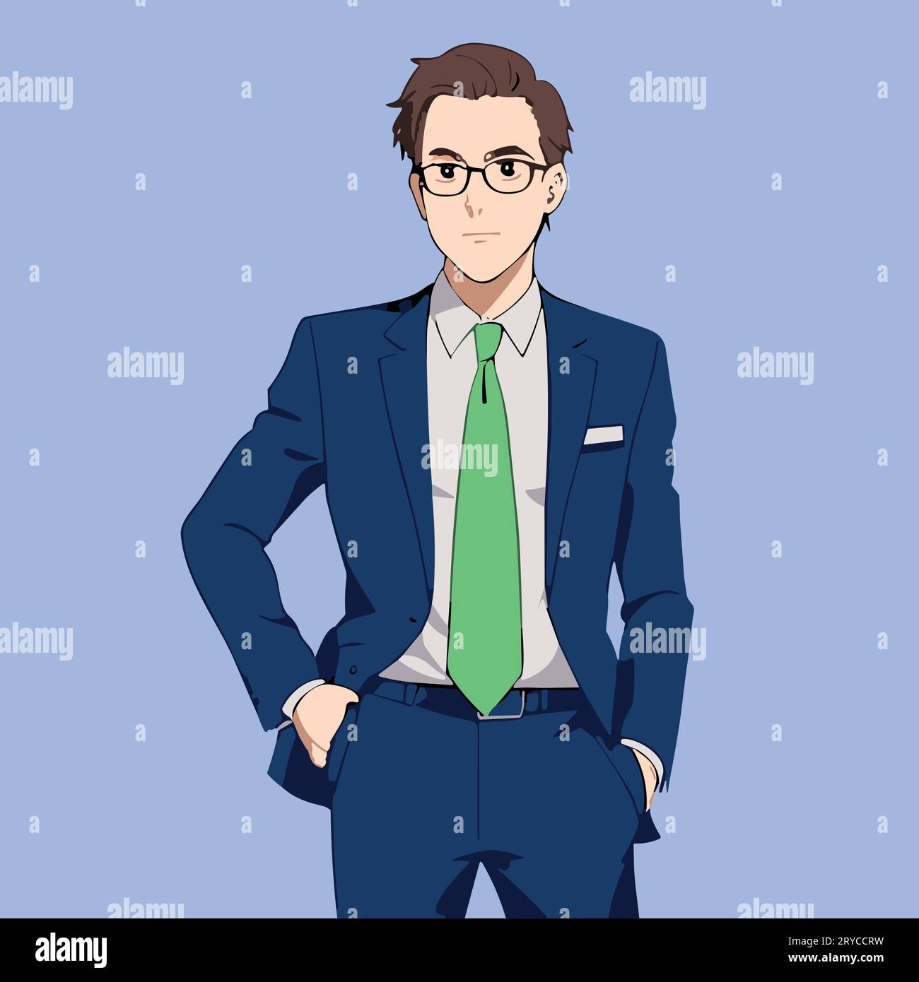 Salesman talking Stock Vector Images - Alamy