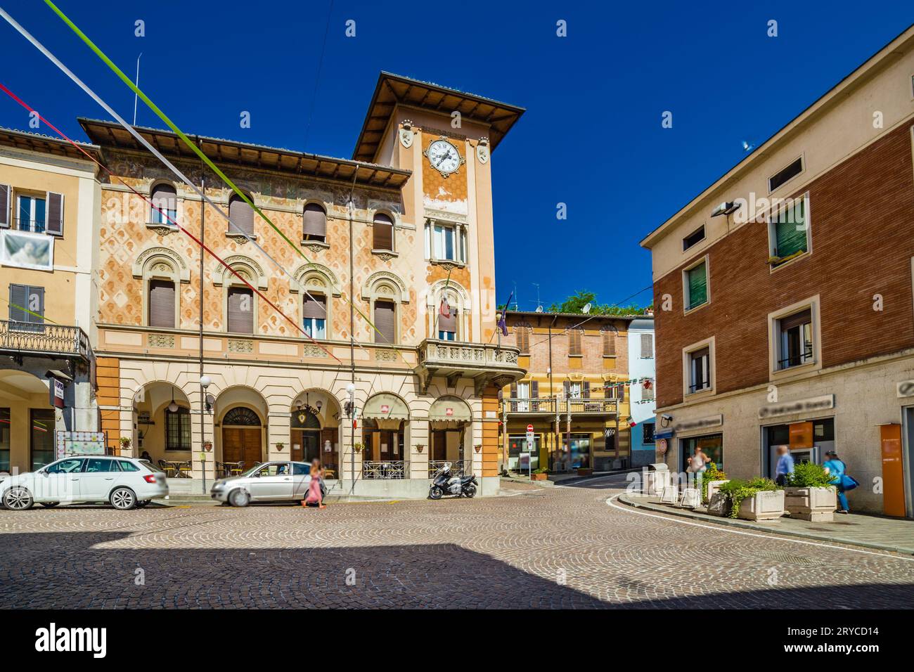 Historic buildings in a hillside hamlet Stock Photo - Alamy