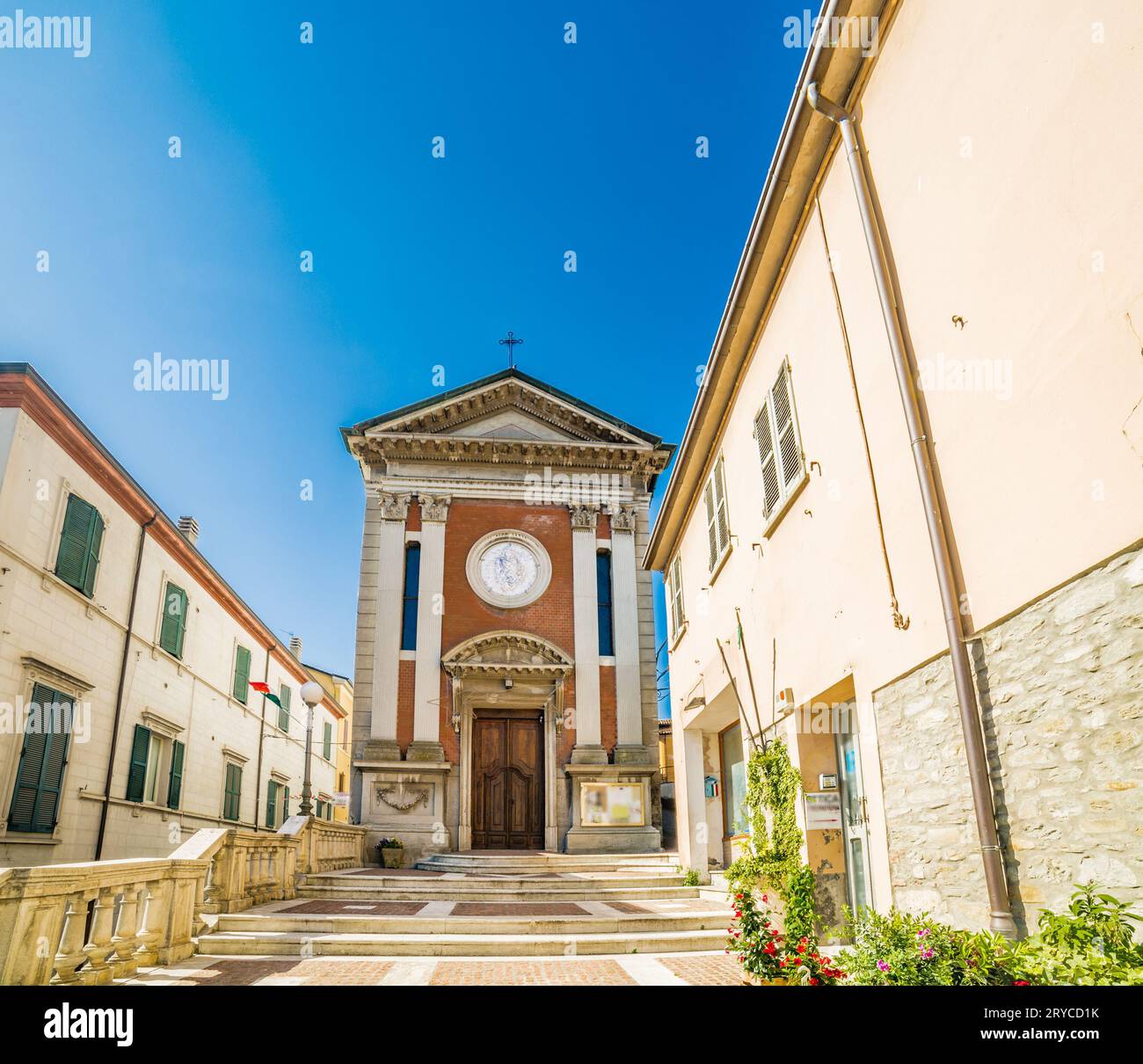Historic buildings in a hillside hamlet Stock Photo - Alamy