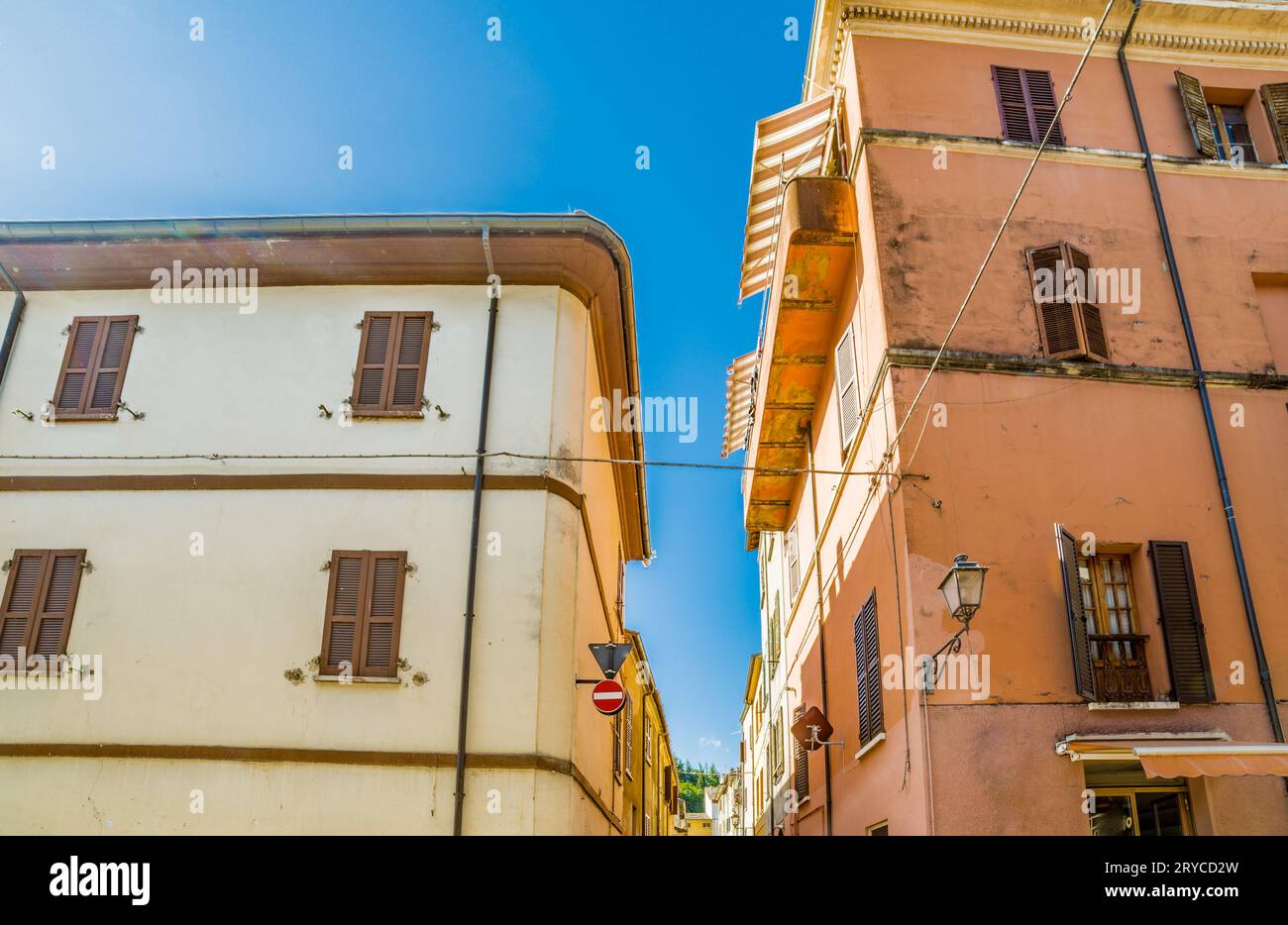 Historic buildings in a hillside hamlet Stock Photo - Alamy