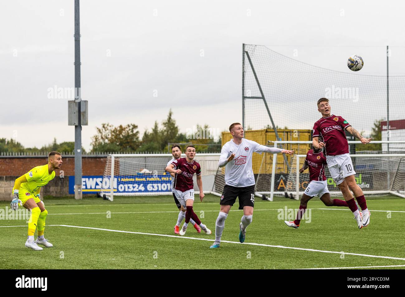 Stenhousemuir, Scotland. 30 September 2023. Matty Yates (10 ...
