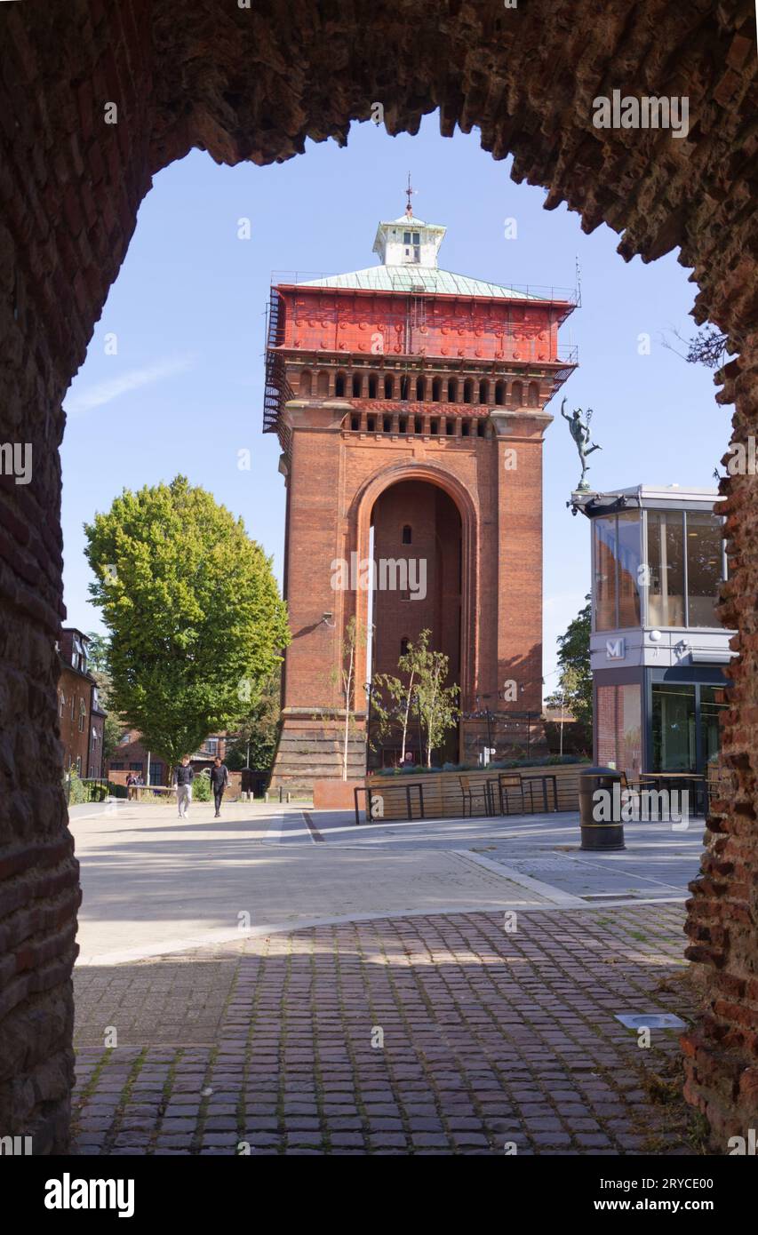 View of Jumbo Water Tower from Balkerne Gate, the largest surviving ...