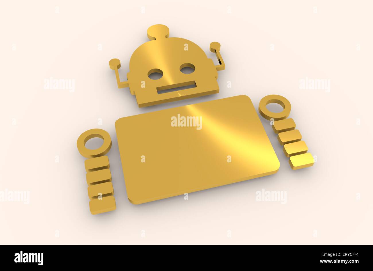 Vintage robot illustration hi-res stock photography and images - Alamy